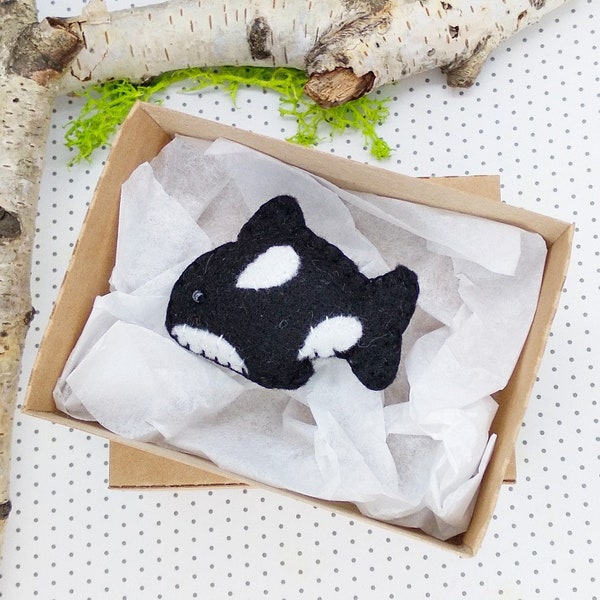 Felt Orca - Etsy
