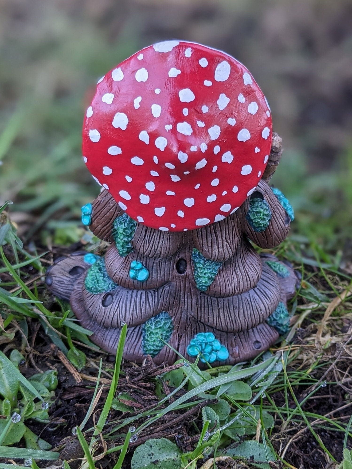 Happy Forest Goblin Figurine Polymer Clay Sculpture Goblincore Gifts ...