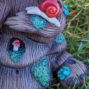 Happy Forest Goblin Figurine - Polymer Clay Sculpture - Goblincore ...