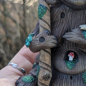 Happy Forest Goblin Figurine - Polymer Clay Sculpture - Goblincore ...