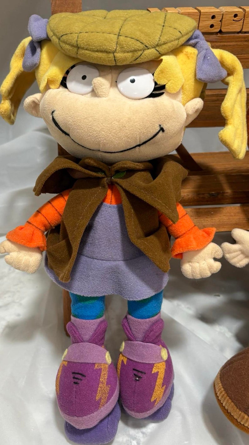 Vintage 1998 Plush Rugrats Dolls With Book - Etsy