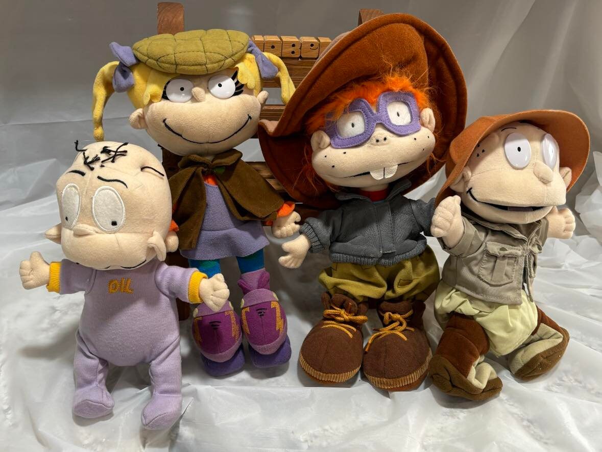 Vintage 1998 Plush Rugrats Dolls With Book - Etsy