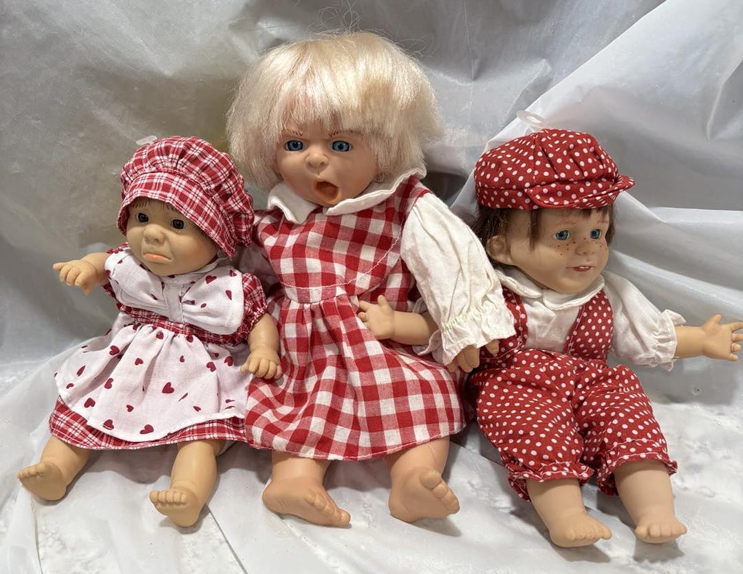 Vintage Gi-go My Pals Bean Bag Baby Doll and Uneeda Expression Baby ...