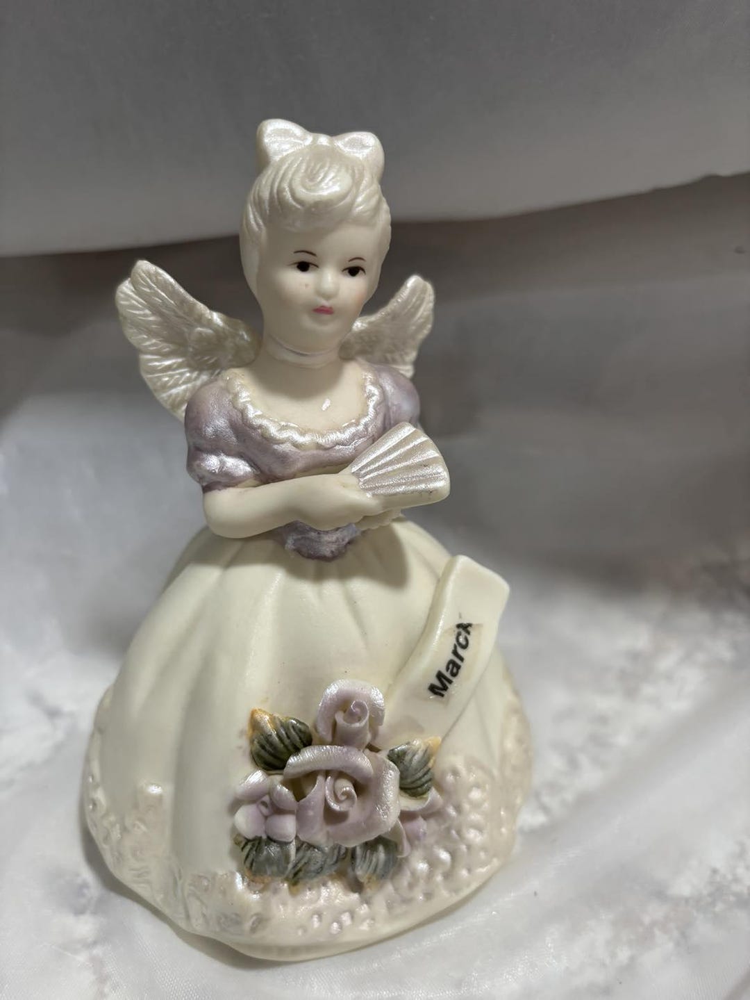 Vintage March Birthday Month Angel Design Inspiration Figurine - Etsy