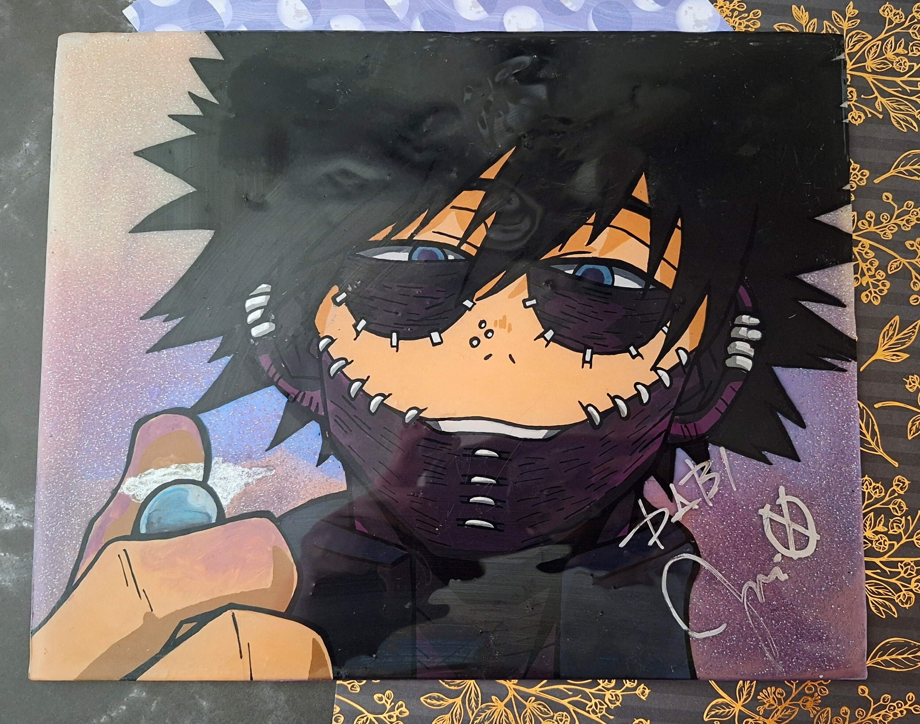 Signed by English VA, 8 X 10 In, Dabi, Touya Todoroki, MHA, Plexiglass ...