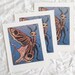 Luna Original Handmade Woodcut Print - Etsy