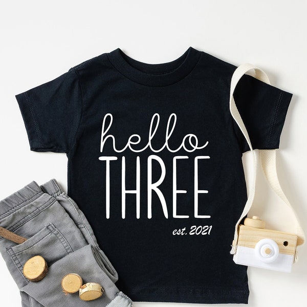 3rd Birthday Shirt - Etsy