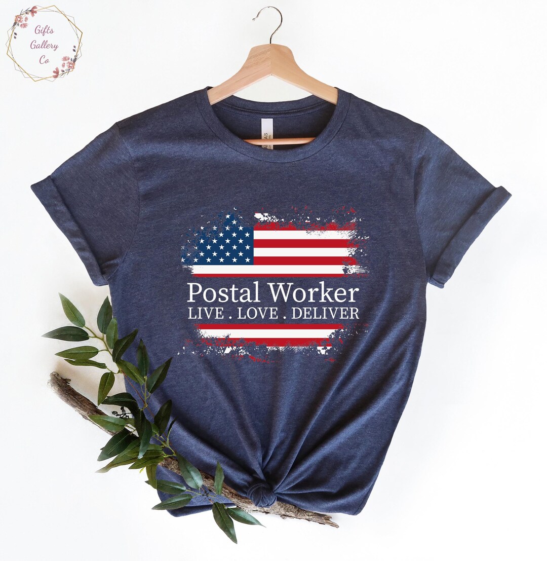 Postal Worker Live Love Deliver, Postal Worker T-shirt, USPS Shirt ...