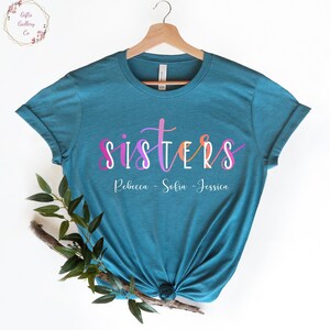 Sister Shirts for 3-sisters T Shirt Design-sisterhood Shirt-brother ...