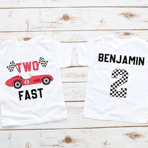 Two Fast Birthday Shirt - Etsy