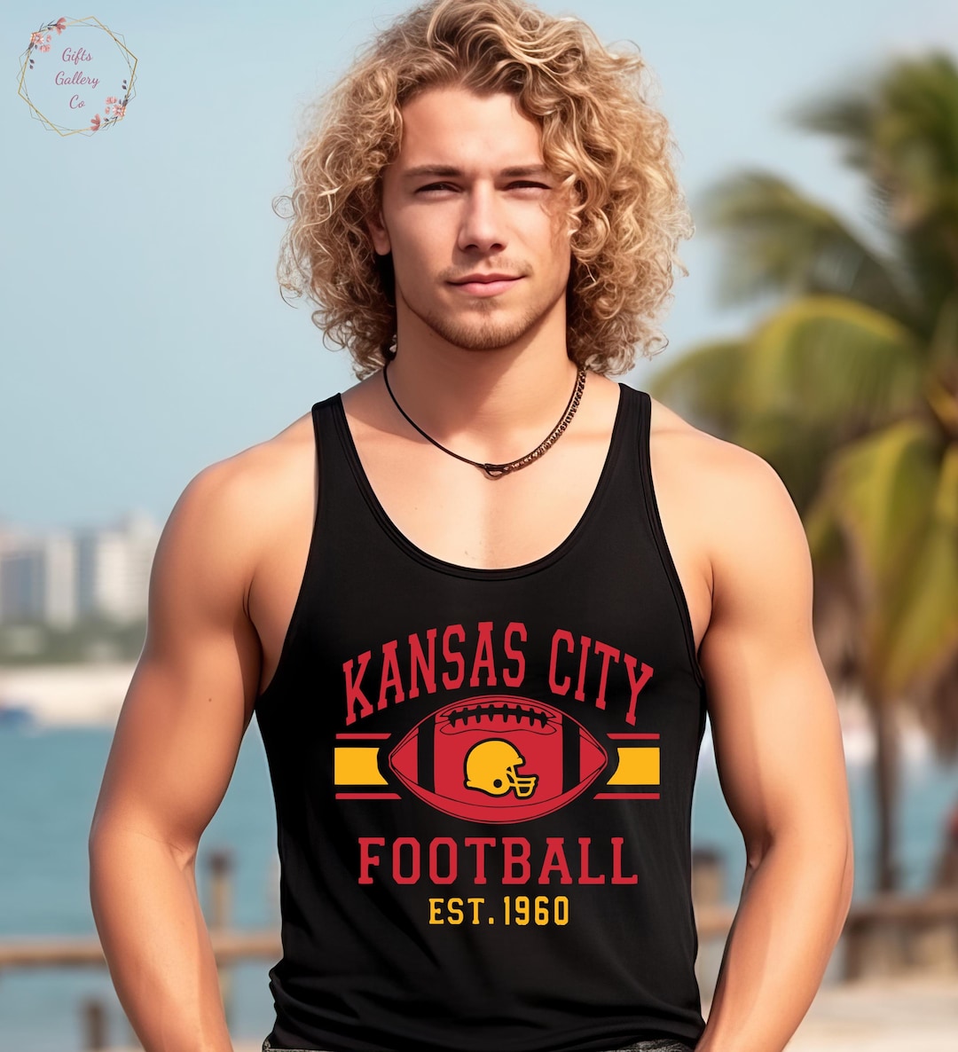 Kansas City Football Tank Top, KC Chiefs Tank Top, Kansas City Chiefs ...