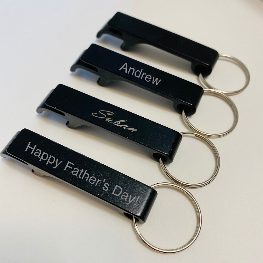 Personalized Custom Keychain Bottle Opener Keychain Beer Opener ...
