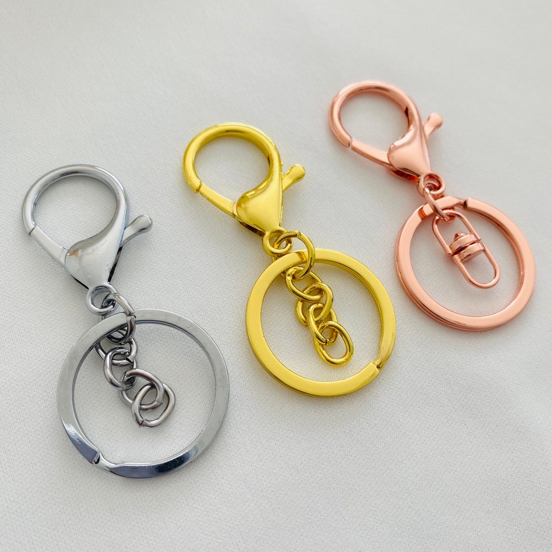 Lobster Clips for Keychain, Bags DIY Keychain Keyring Key Hook Keychain ...