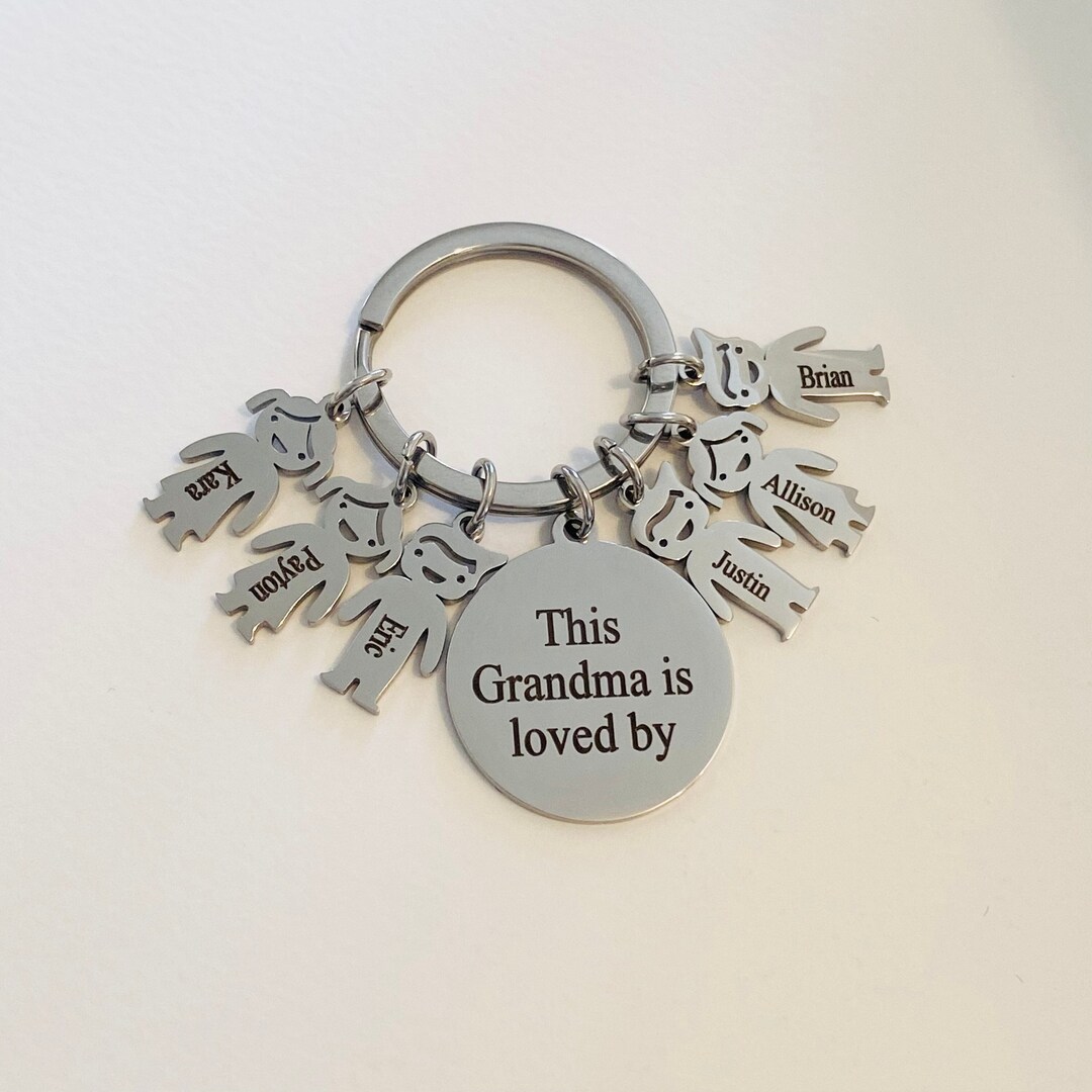 Family Keychain Children Keychain Personalized Keychain - Etsy