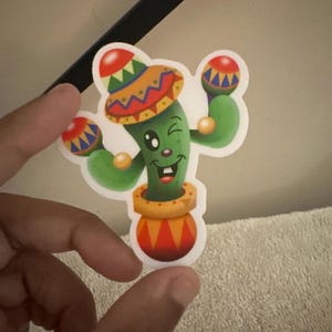 Cactus Sticker - Etsy