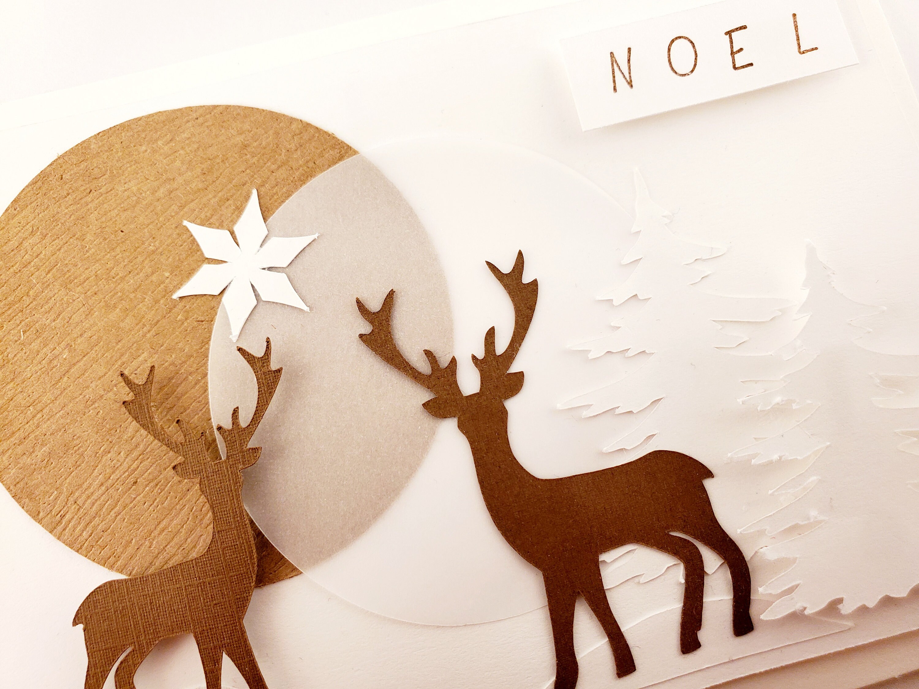 Handmade 3D Card - Christmas "noel" - Etsy