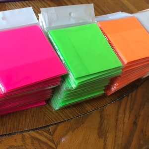 Transparent Sticky Notes | 7.5cm X 7.5 Cm | 6 Color Options | Buy All ...