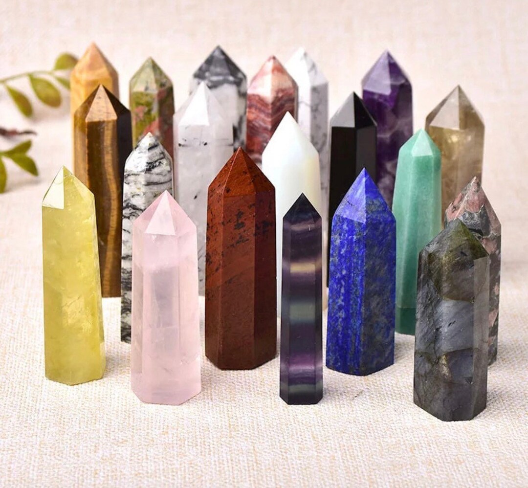 Crystal Tower, Random Crystal Tower, Crystal Decor - Etsy