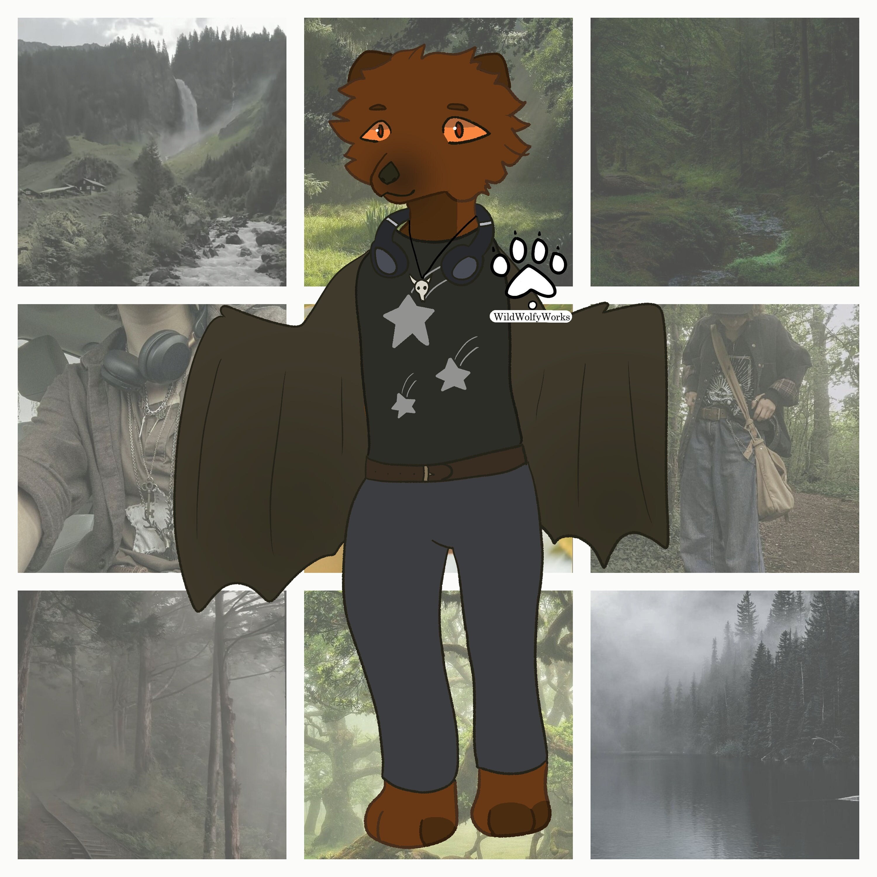 Bat Furry Fursona Adoptable - Etsy