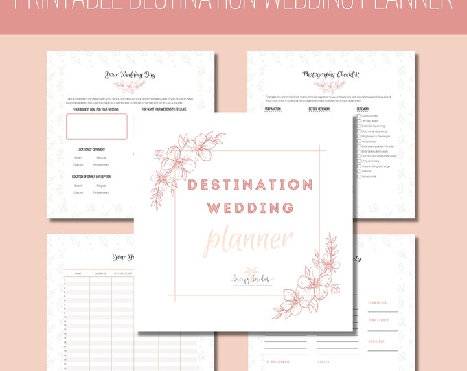 Destination Wedding Checklist - Etsy Canada