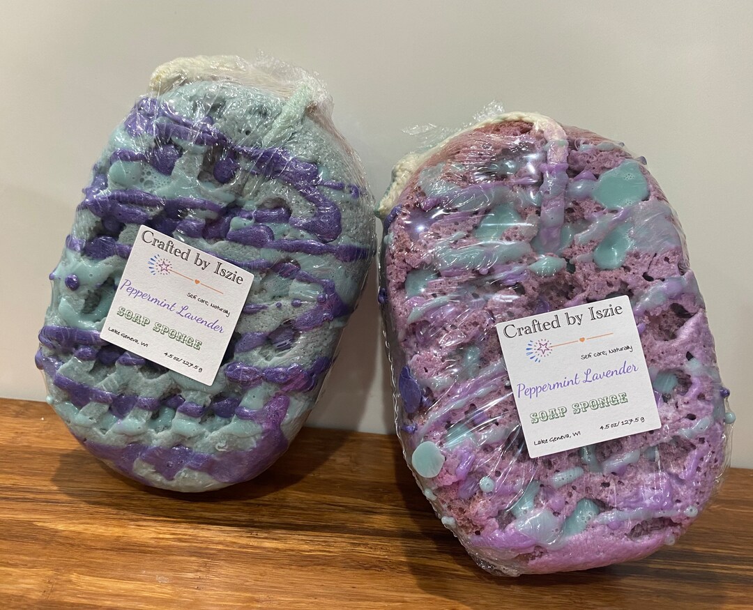 Soap Sponge Soap Filled Sponge Sponge Soap Soap Infused - Etsy