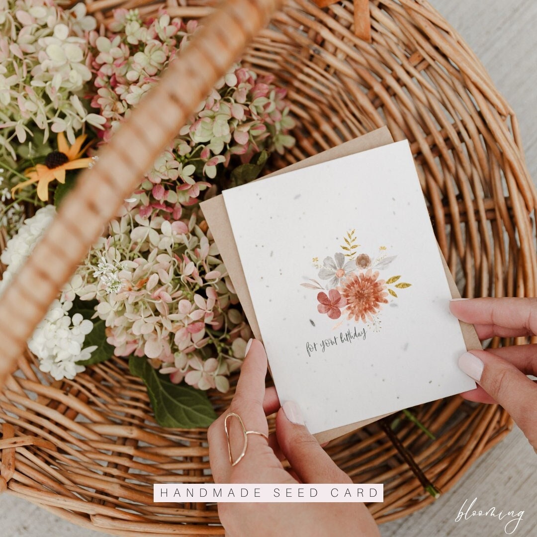 Seed for Your Birthday Card, 6x4", Greeting Card, Happy Birthday ...