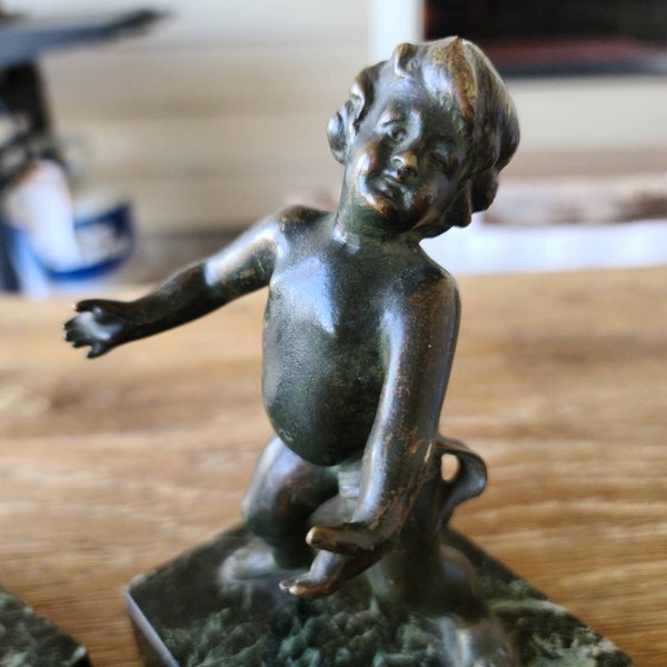 Marble Statue of Children - Etsy