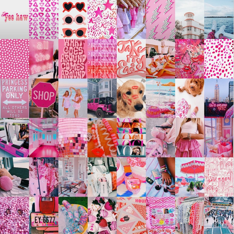 Preppy Wall Collage - Etsy