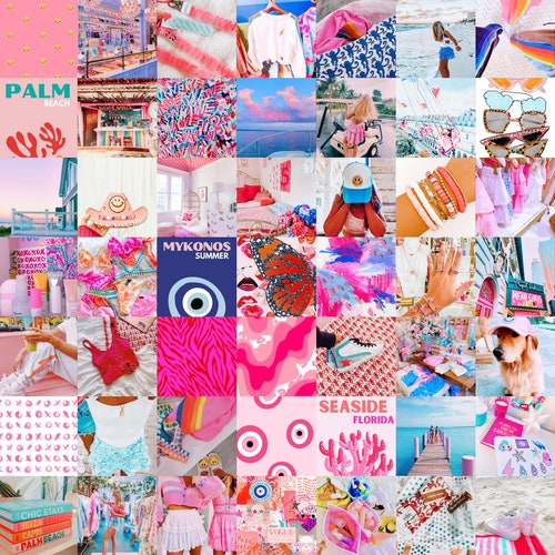 125 Preppy Photo Collage Kit Second Edition digital - Etsy