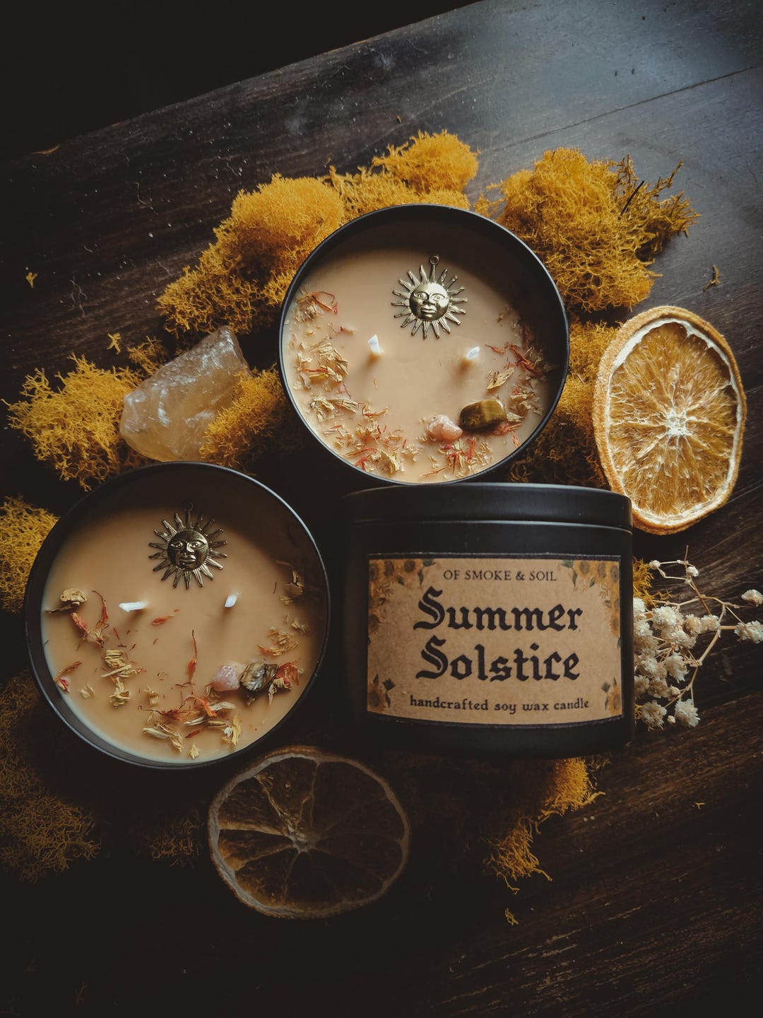 Summer Solstice Ritual Candle - Litha - 8 Oz Soy Wax - Witchcraft ...