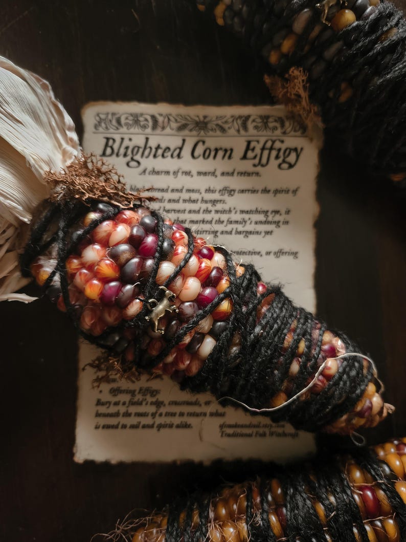 Blighted Corn Effigy – Folk Horror Corn Charm Inspired by the Vvitch - Etsy