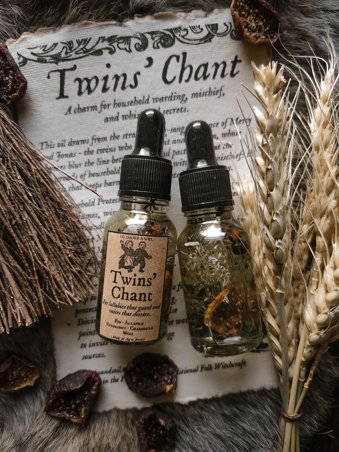 Twins’ Chant Ritual Oil – Folk Witchcraft for Household Warding ...