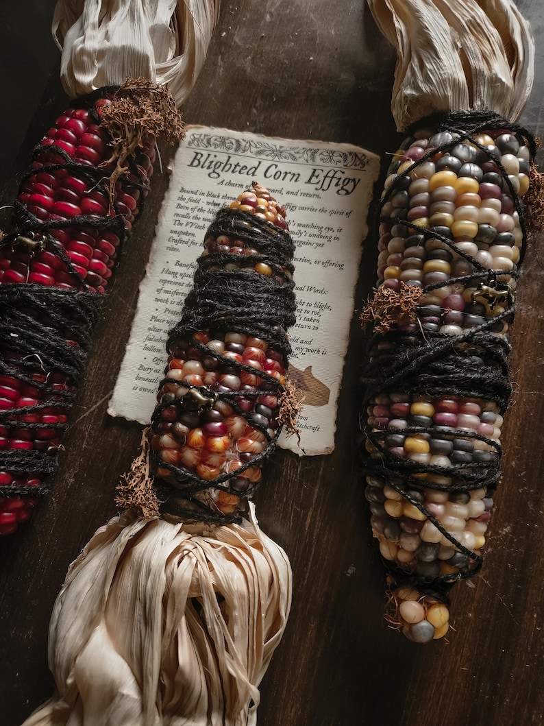 Blighted Corn Effigy – Folk Horror Corn Charm Inspired by the Vvitch - Etsy