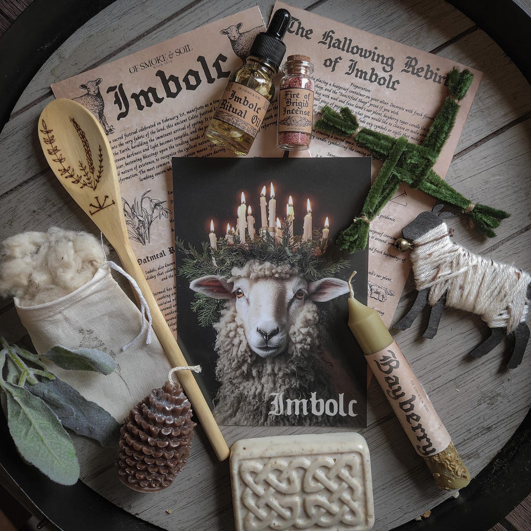Imbolc Sabbat Box - Candlemas Ritual Kit - Witchcraft Altar Set ...