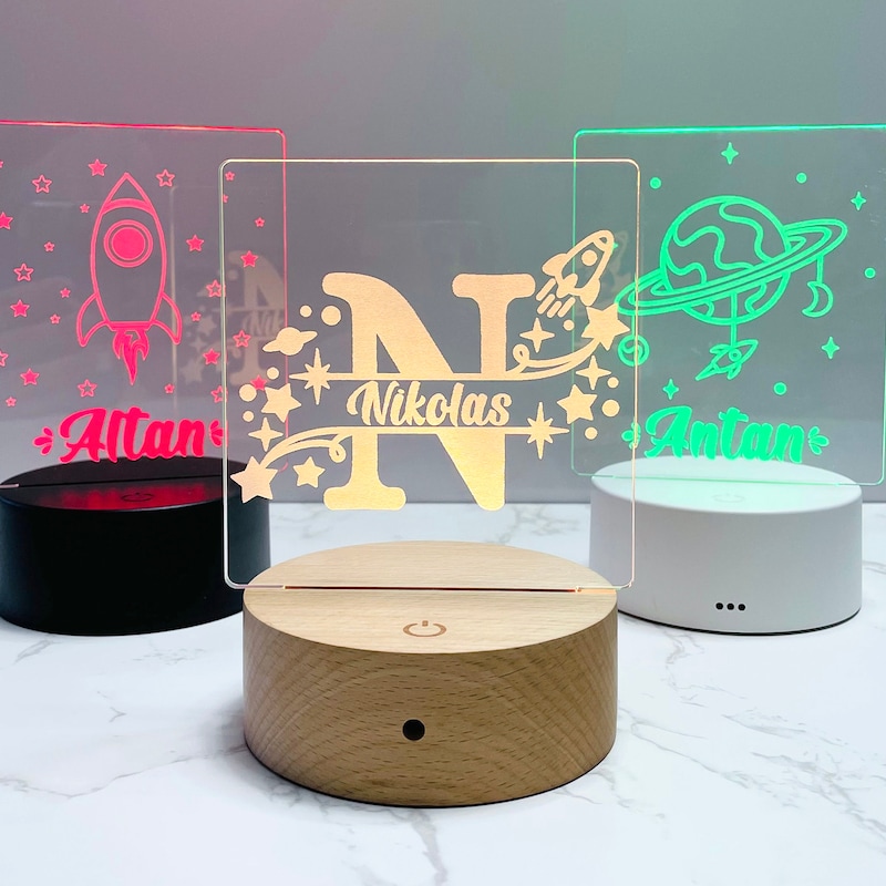 Acrylic Night Light - Etsy