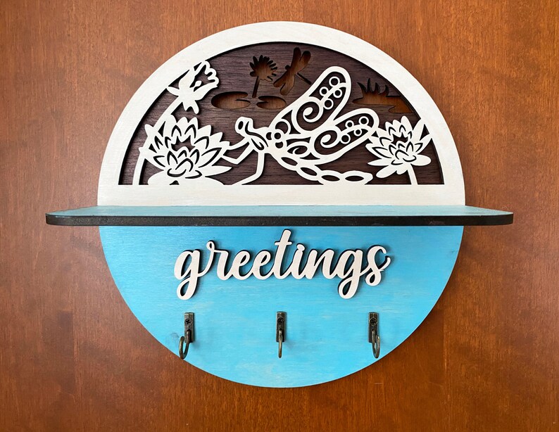 Custom Wall Key Holder Wall Key Hook Monogram Key Holder - Etsy