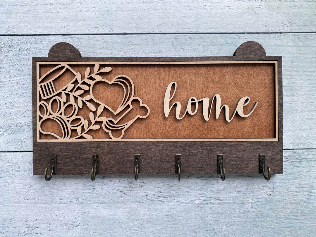 Wall Key Holder | Wall Key Hook | Rustic Home Decor | Farmhouse Wall ...