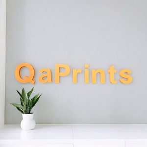 Custom Sign Letters With Any Font or Vector File - 1/2 Inch Thick ...