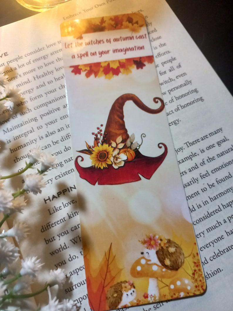Bookmark Witch Bookmark Witchy Decor Booktok Dark Romance Bookshelf ...