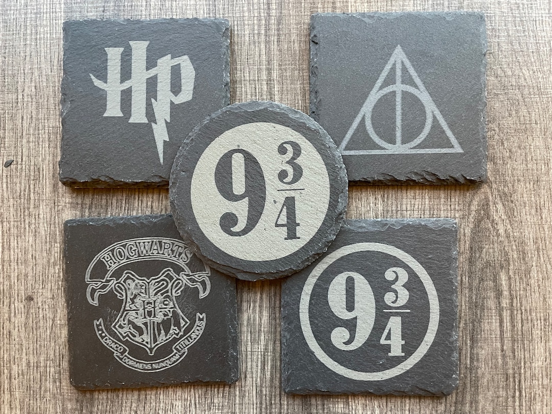 Harry Potter Coasters - Etsy