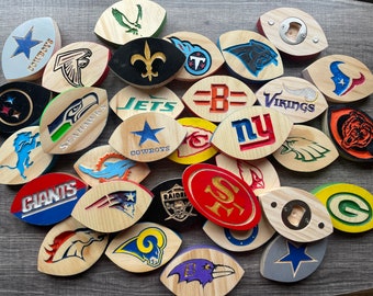 Nfl Fridge Magnets - Etsy