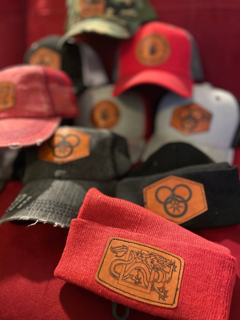 Wheel of Time Hats - Leather Patch - Etsy
