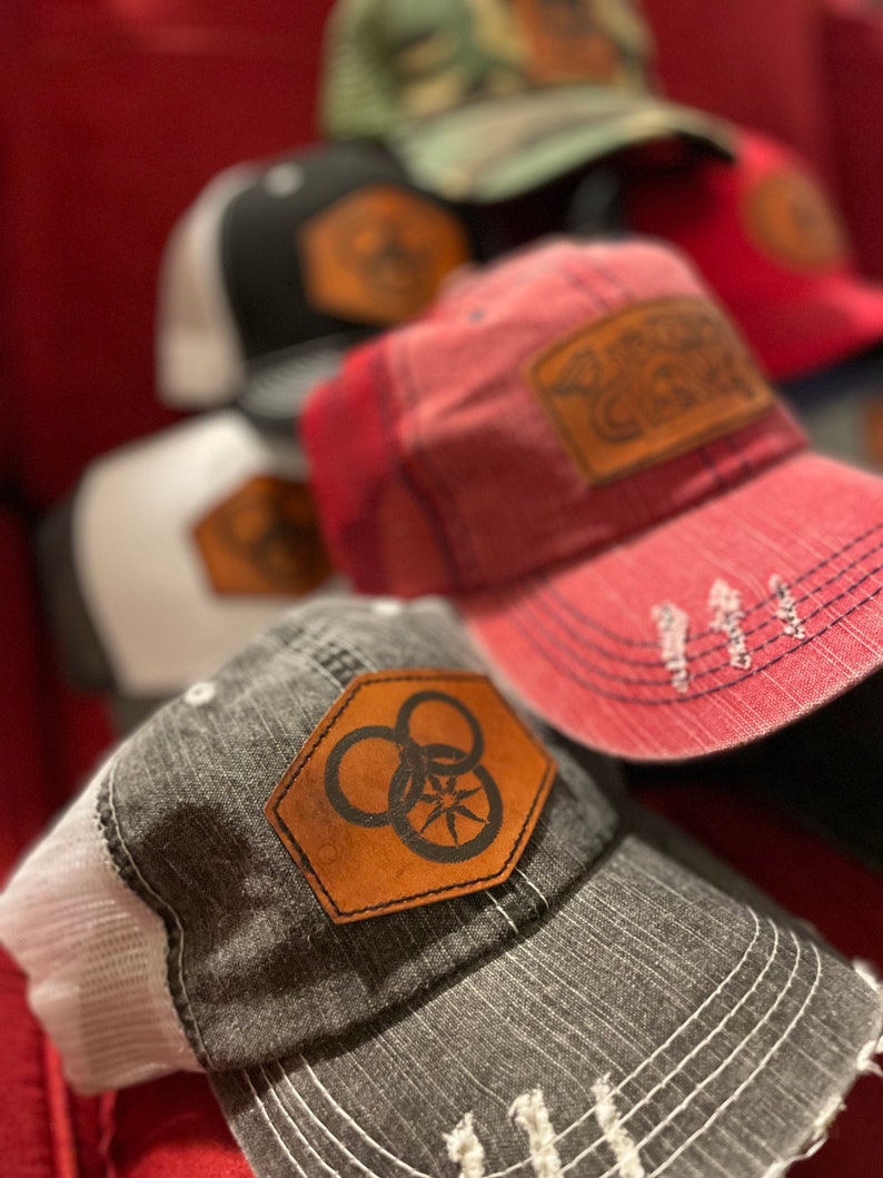 Wheel of Time Hats - Leather Patch - Etsy