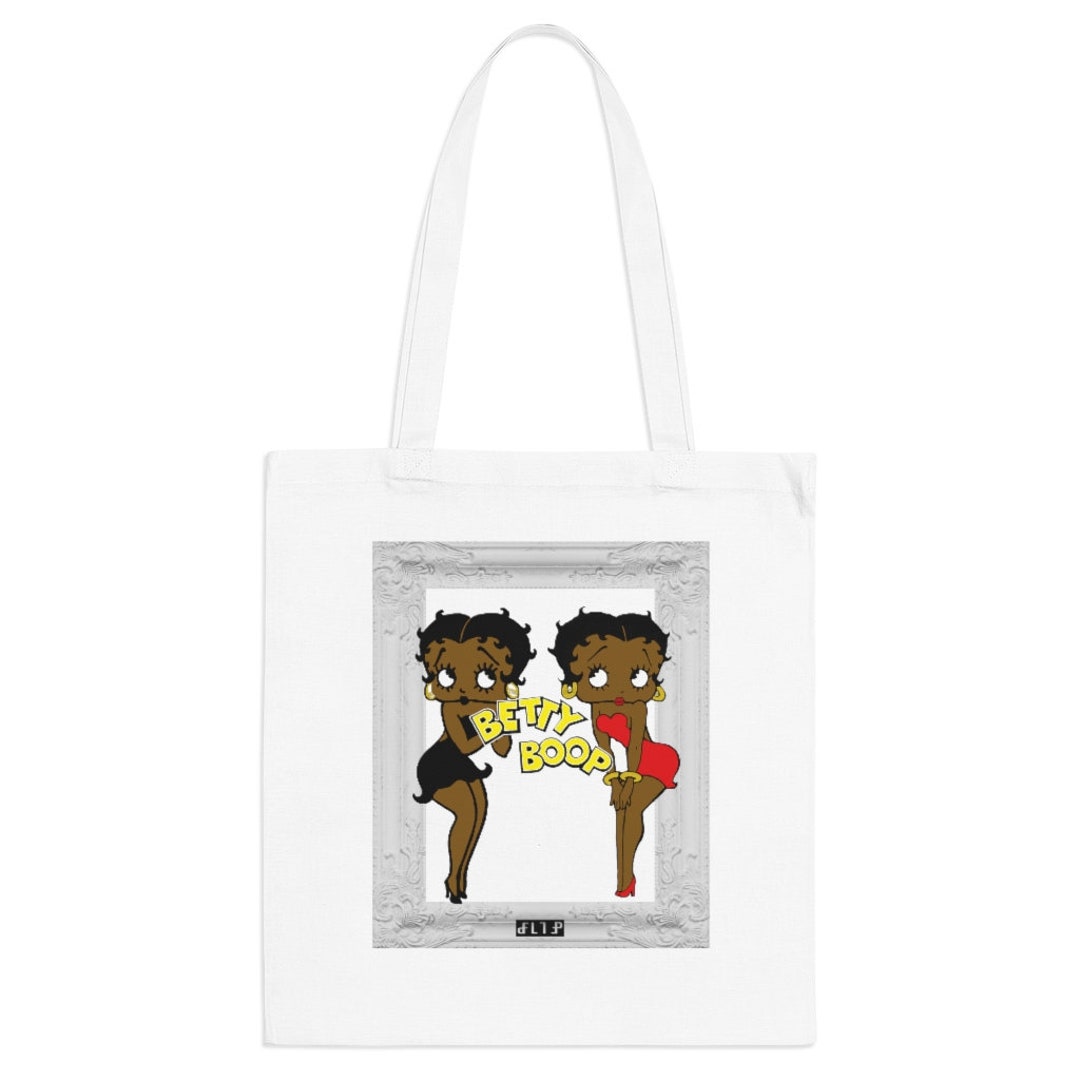Black And Boujee By Flip Betty Boop Tote Bag Etsy