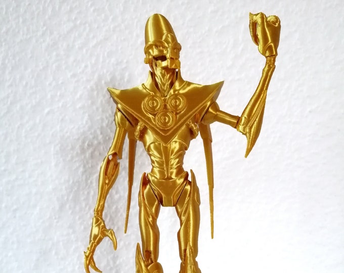Emperor Nefarious Golden Statue - Etsy