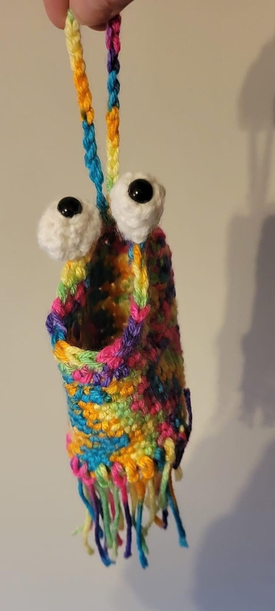 Mini Yip Yip Alien Inspired Crocheted Hanger - Etsy