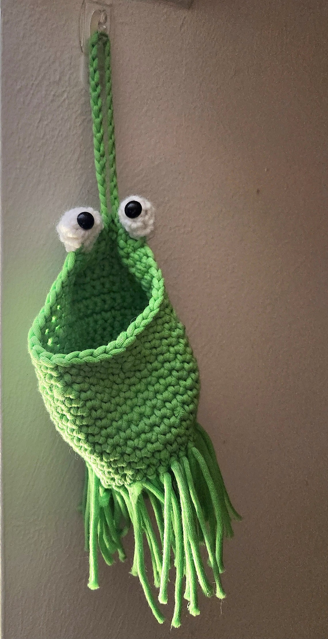 Mini Yip Yip Alien Inspired Crocheted Hanger - Etsy