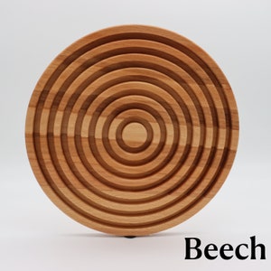 Round Wood Bread Slicing Crumb Tray: Grooved Cutting Board in Walnut ...
