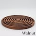 Round Wood Bread Slicing Crumb Tray: Grooved Cutting Board in Walnut ...