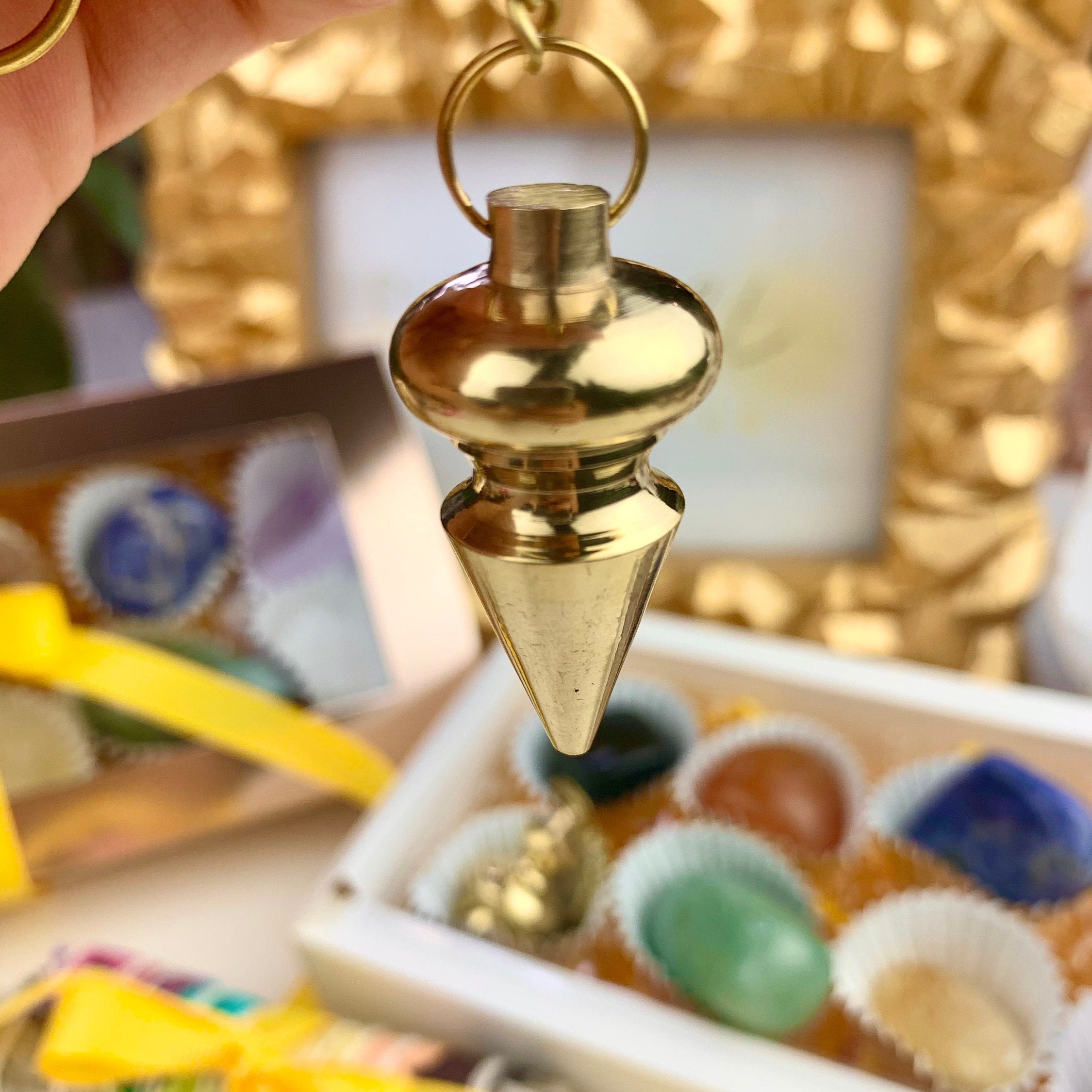 CRYSTAL chocolate Box With Pendulum - Etsy